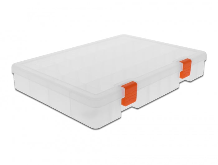 Delock 18350 Transparent Sorting Plastic Box With 36 Compartments ...