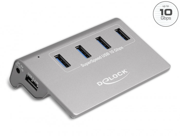 Delock 64181 Usb 3.2 Gen 2 Hub With 4 Usb Type-A Ports ...
