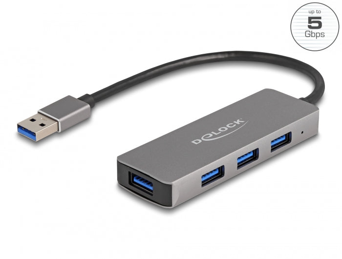 Delock 63171 4 Port Usb 5 Gbps Hub With Usb Type-A Connector ...