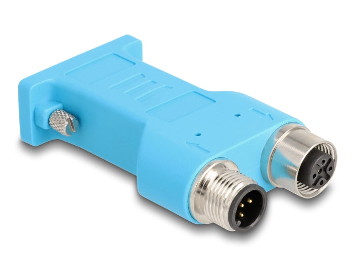 Delock 60665 D-Sub 9 Female To M12 Male And Female 5 Pin Bus Splitter ...