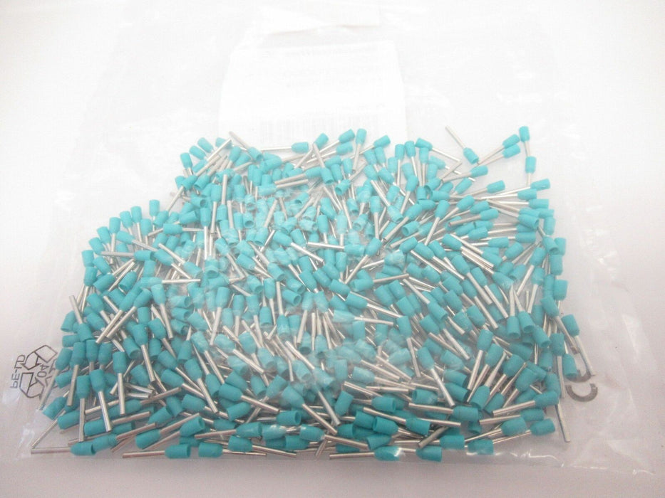 9025770000 Weidmuller Turquoise Wire Ferrule Connector AWG 22 ...