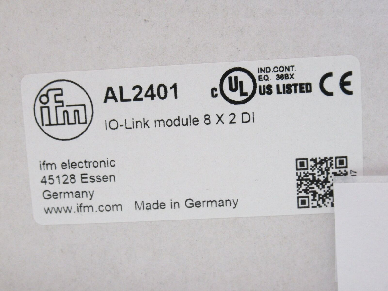 AL2401 Ifm Electronic IO-Link CompactLine Module 8 x 2 DI ...