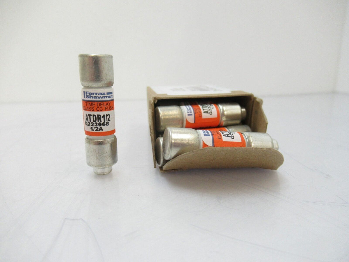 Mersen Ferraz Shawmut ATDR1/2 Fuse 1/2A, Time Delay, Class CC, Pack Of ...