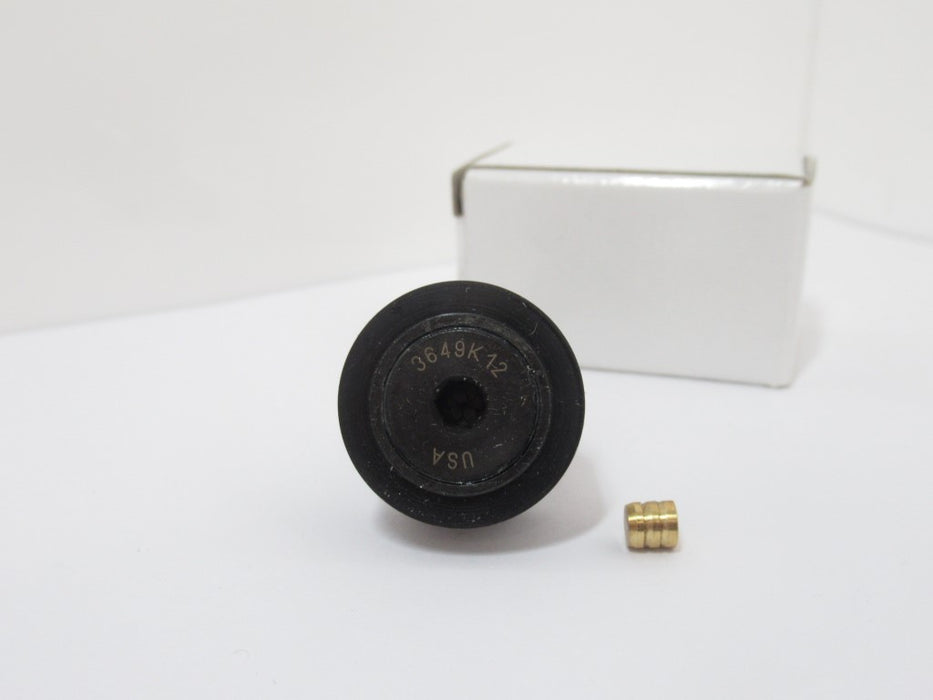Ultra-Quiet Threaded Track Roller 3649K12, Dia. 1 in, Urethane Coated ...
