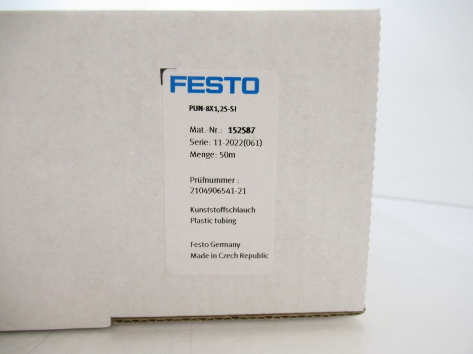 PUN-8X1,25-SI 152587 Festo Plastic Tubing 8 mm Silver ...