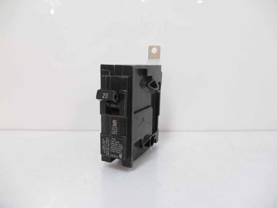 Siemens B120 Circuit Breaker 20 Amp Single Pole Bolt-On - industrialautomationparts.com