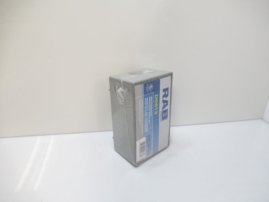 RAB D5613 Electrical Box Die-Cast Aluminum With Three Entry Holes 1/2 ...