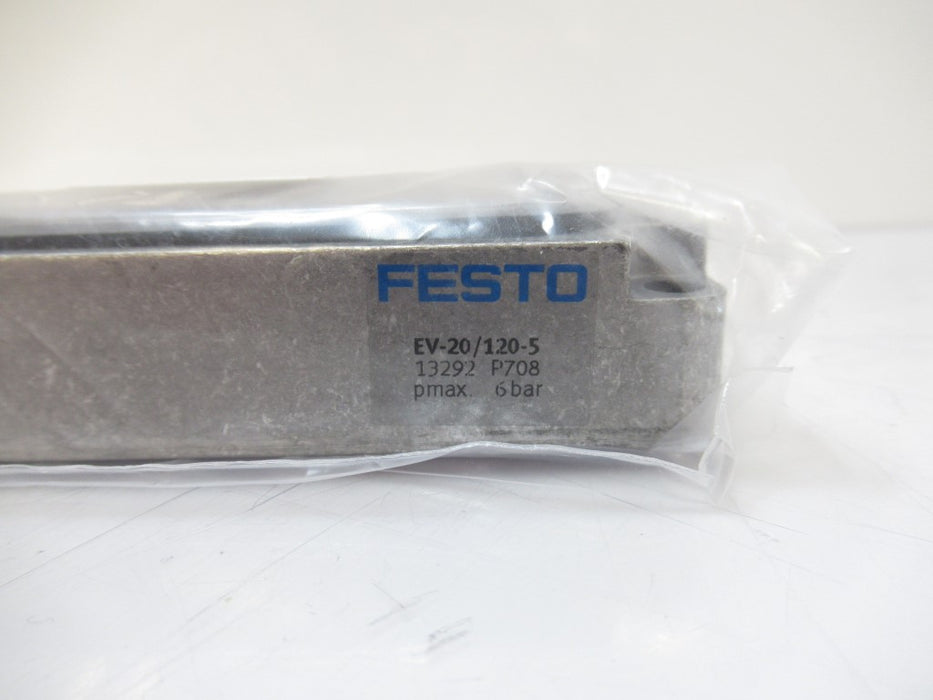 Festo EV-20/120-5 13292 Clamping Module - industrialautomationparts.com