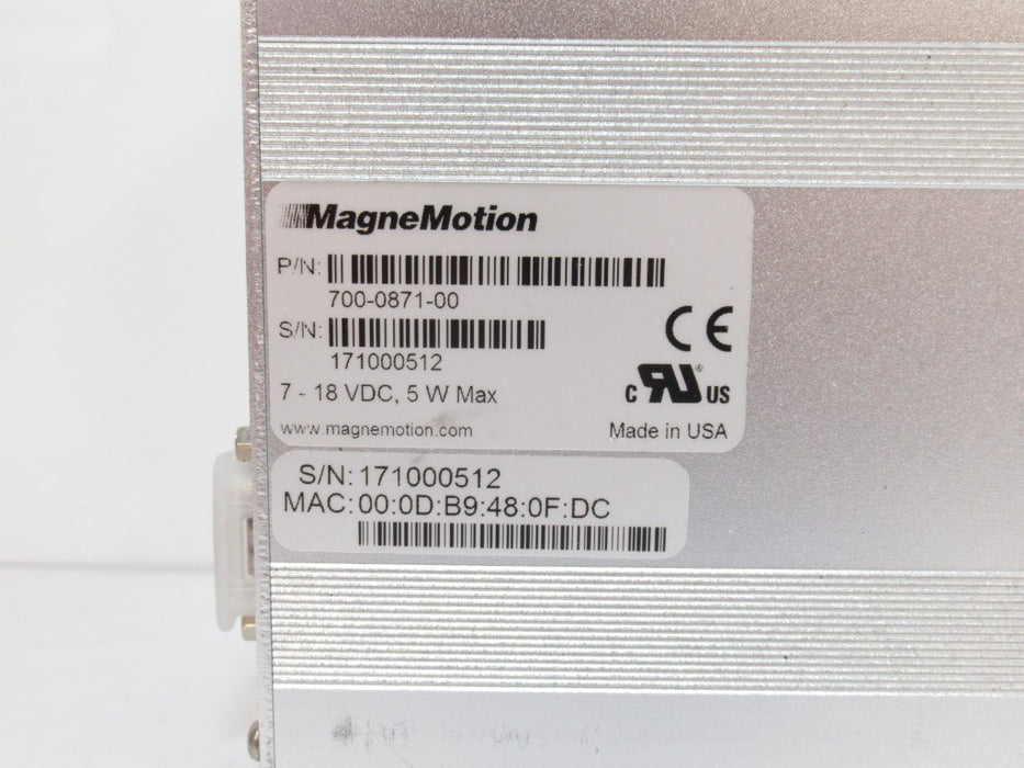700-0871-00 Magnemotion Node Controller Lite Ethernet Switches ...
