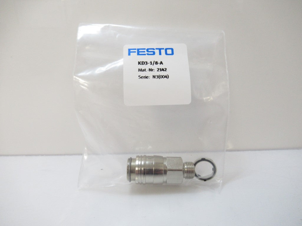 Festo 2142 KD3-1/8-A Quick Coupling Socket — industrialautomationparts.com