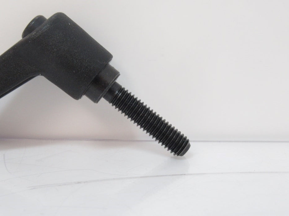 Plastic Adjustable-Position Handle With M6 X 1mm Threaded, Black ...