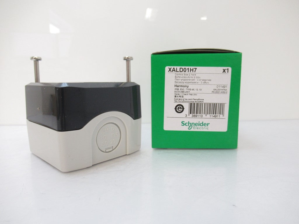 Schneider Electric XALD01H7 Enclosure XALD Plastic Control Station ...