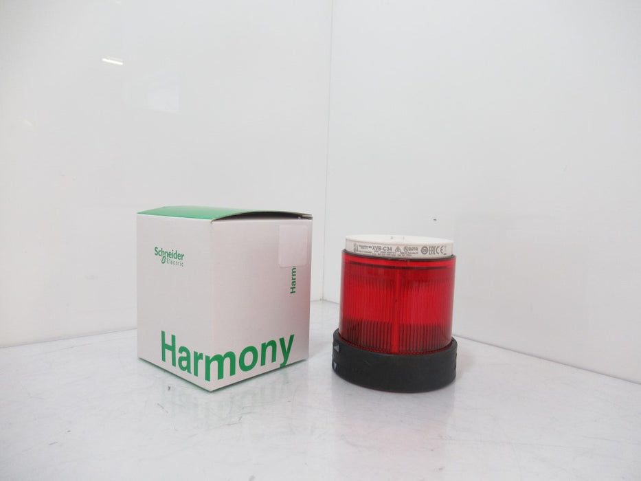 Schneider Electric XVBC34 Indicating Bank, 70mm, Red, 10 W, 250V AC/DC ...