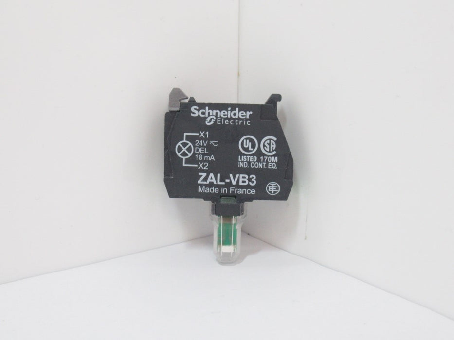 Schneider Electric Zalvb3 Light Block Green Led