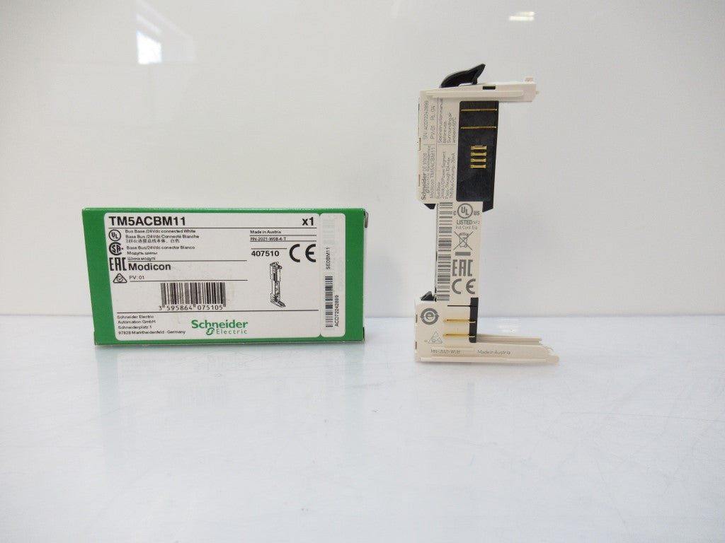 Schneider Electric TM5ACBM11 Modicon TM5, Bus Base, 24V DC, White ...