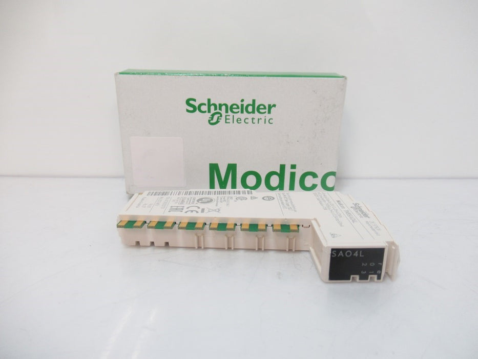 TM5SAO4L Schneider, Analog Output Module, Modicon, 4 Output, 12 Bits — industrialautomationparts.com