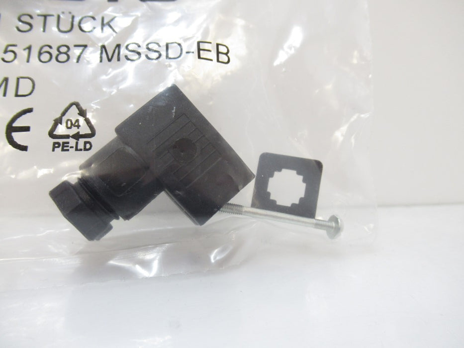 Festo 151687 MSSD-EB Plug Socket For Solenoid Coils And Valves ...