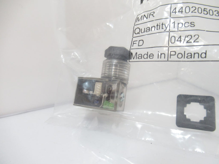 Aventics 4402050330 Valve Plugs, Series CON-VP, 1 Socket, Form C, LED ...