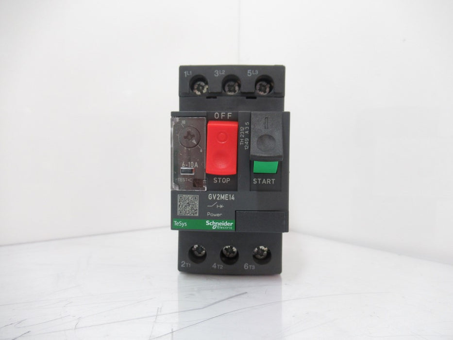 Schneider Electric GV2ME14 Deca Manual Starter And Protector, 6 To 10A ...