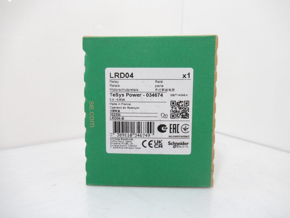 Schneider Electric LRD04 TeSys, Thermal Overload Relay, Class 10 A ...