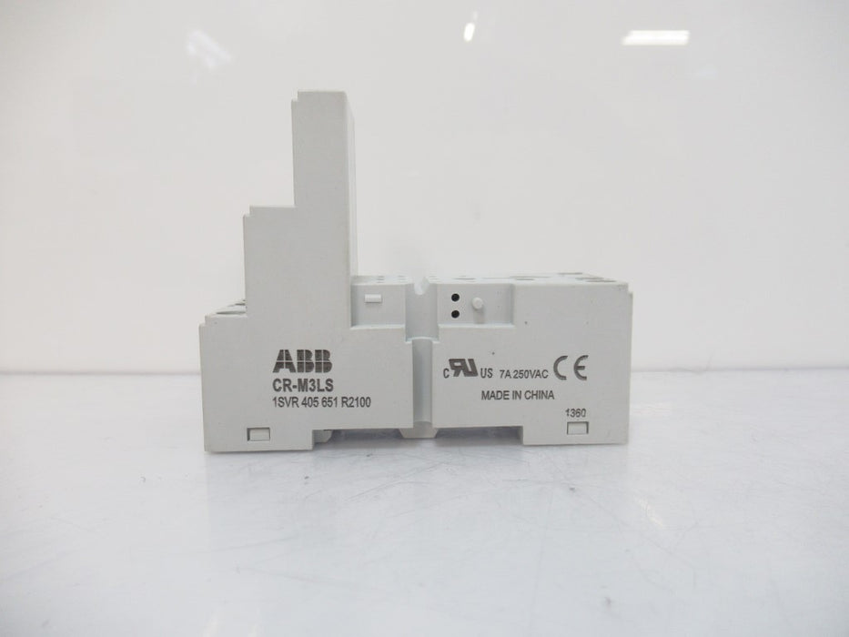 1SVR405651R2100 CR-M3LS ABB Socket For CR-M Miniature Relay - industrialautomationparts.com