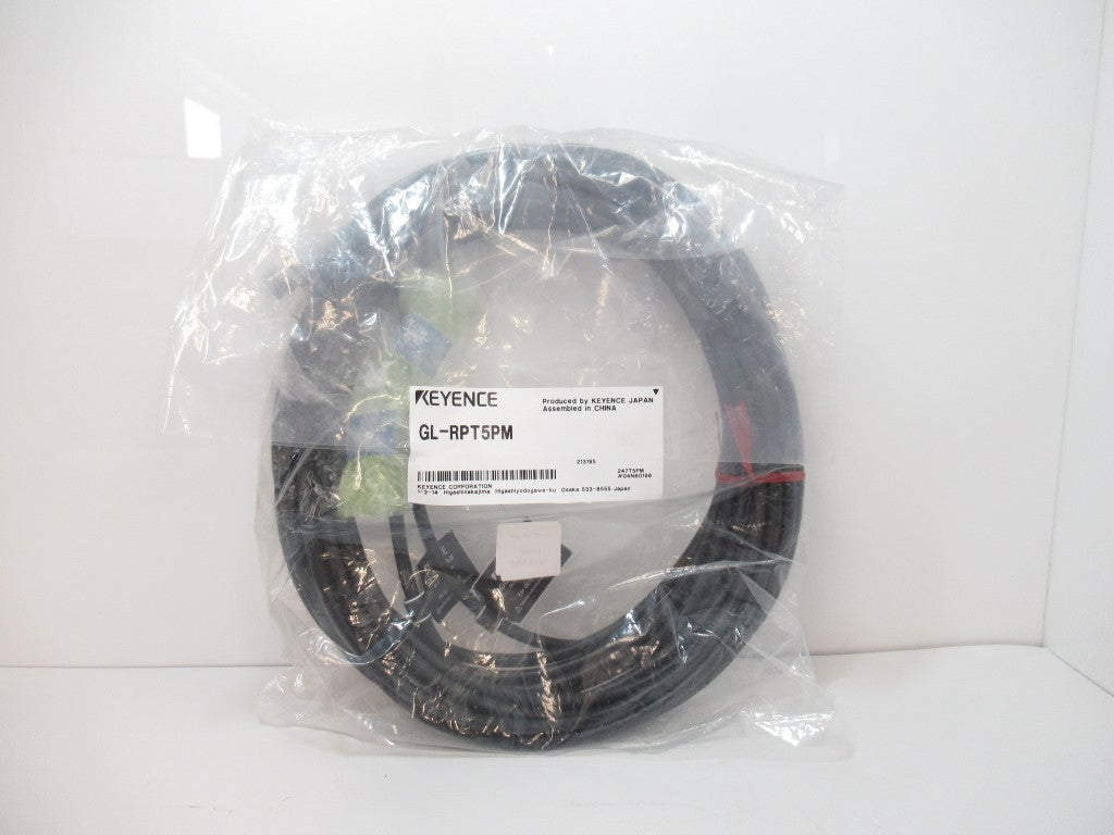 Keyence GL-RPT5PM Cable Set Transmitter/Receiver, 12-Pin Male, 24V, 5M ...