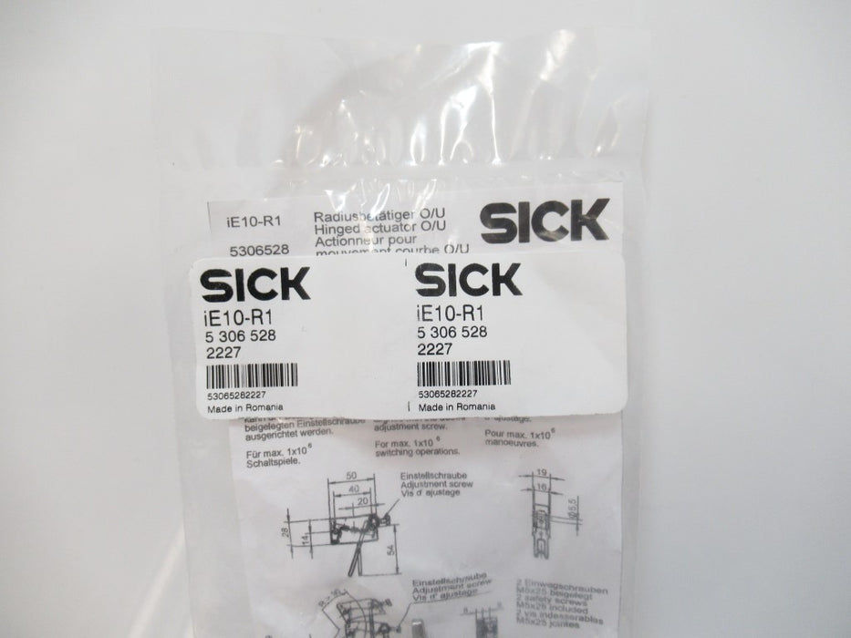 IE10-R1 IE10R1 Sick 5306528 Hinged Actuator O/U ...