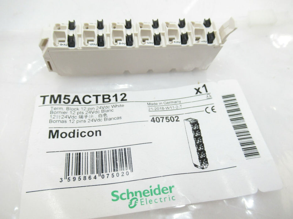 Schneider Electric TM5ACTB12 Modicon TM5, Terminal Block, 12-Pin ...