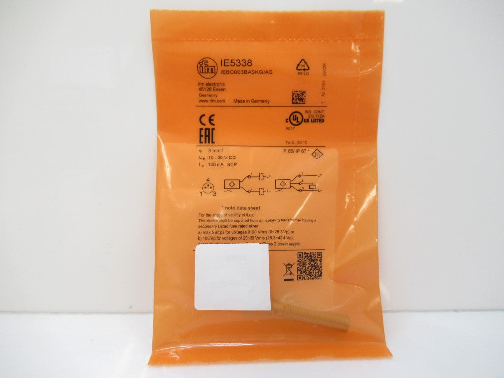 Ifm Electronic IE5338 IEBC003BASKG/AS Inductive Sensor ...