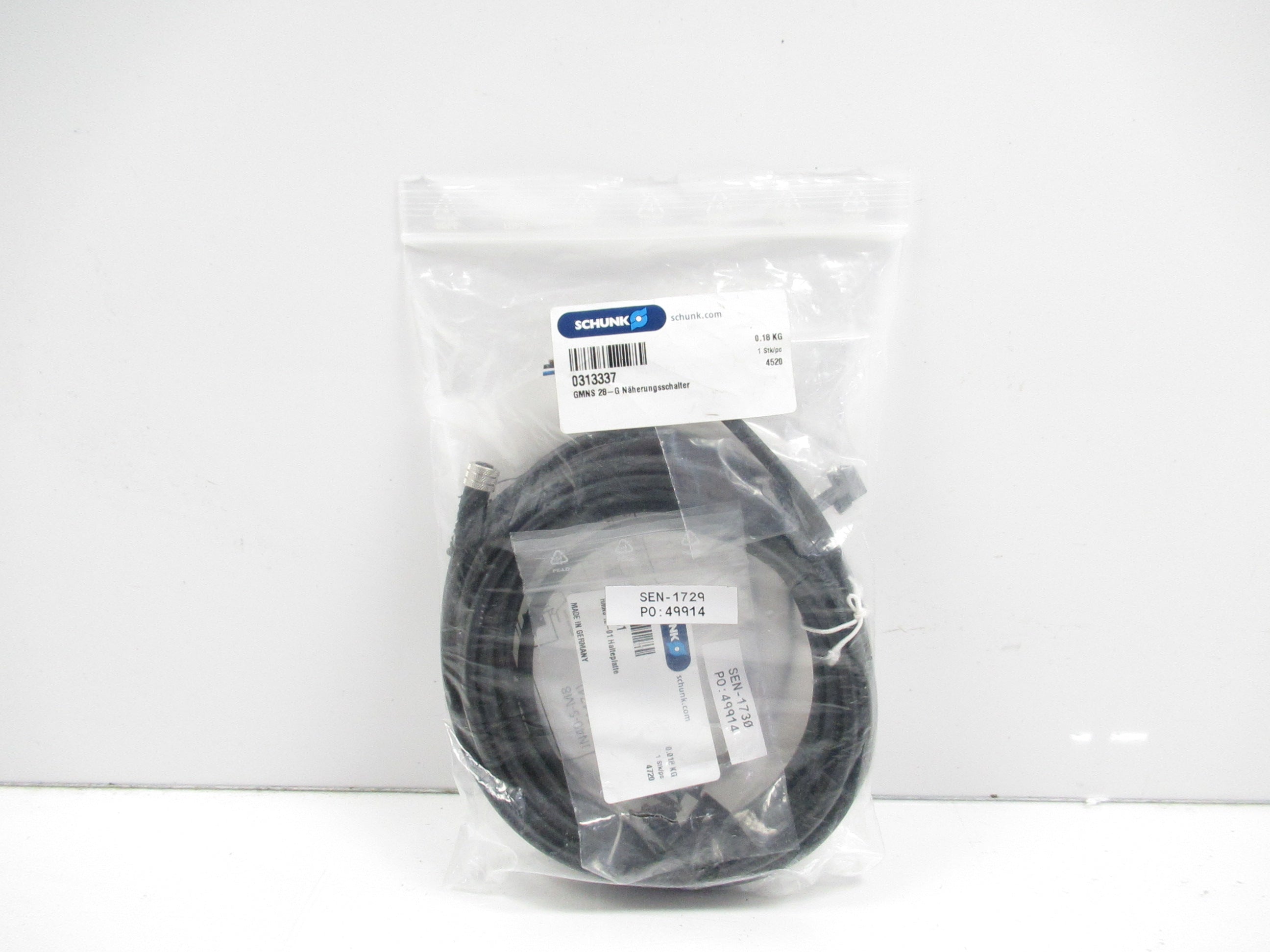 Schunk 0313337 GMNS 28-G Proximity Switch Straight Kit ...