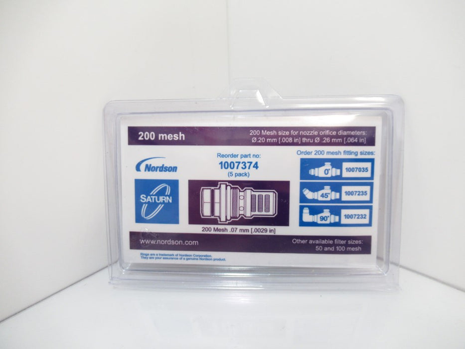 Nordson 1007035 Saturne, Straight Filter Assembly 200 Mesh 0.07 mm ...