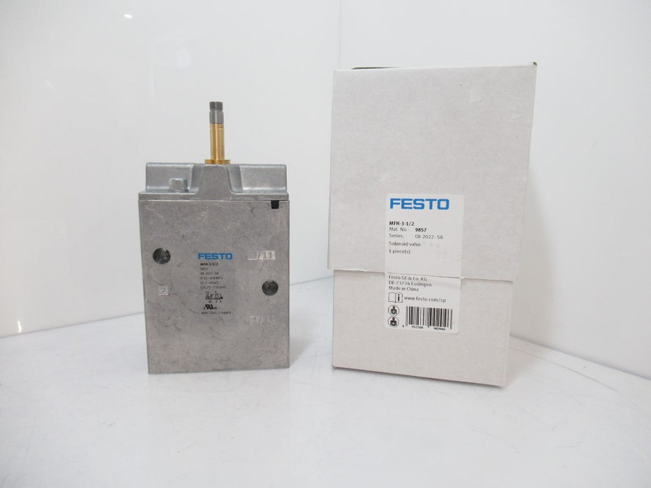 Festo MFH-3-1/2 9857 Air Solenoid Valve — industrialautomationparts.com