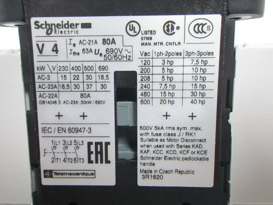 Schneider Electric VCCF4 Tesys Emergency Stop Switch Disconnector ...
