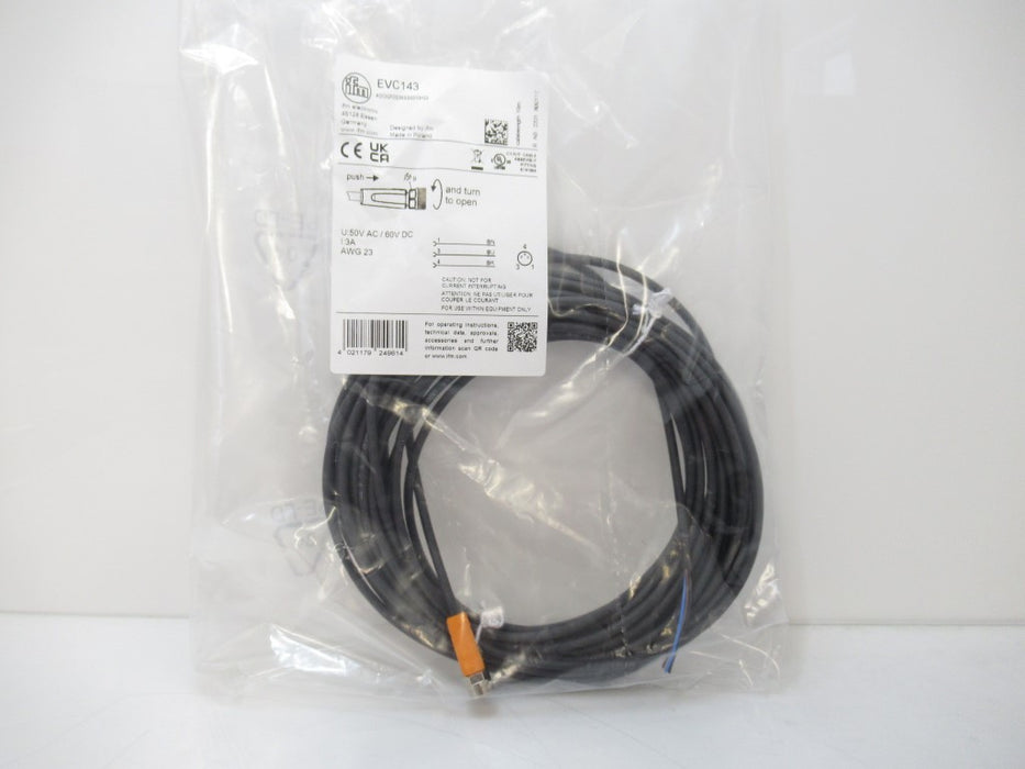 Ifm Electronic EVC143 ADOGF030MSS0010H03, 10M PUR-Cable, M8 Connector ...