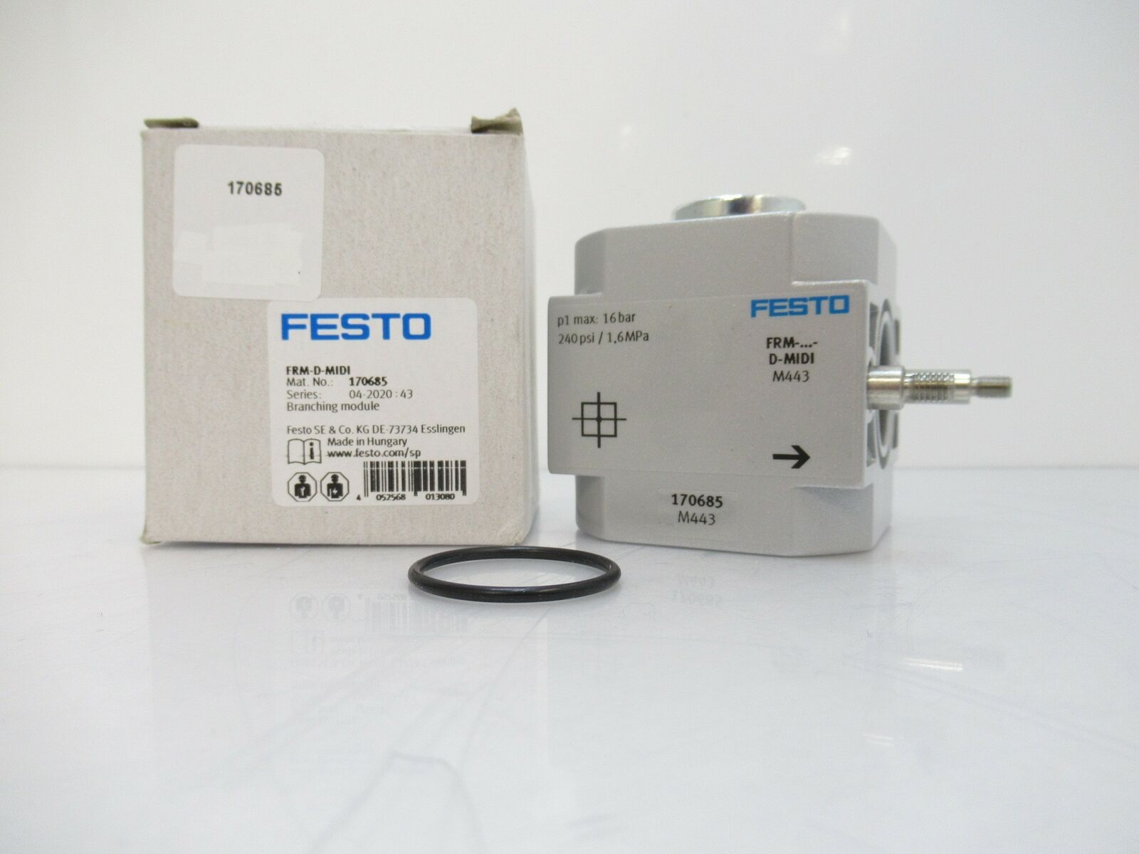 170685 FRM-D-MIDI Festo Branching Module 4 Connections ...