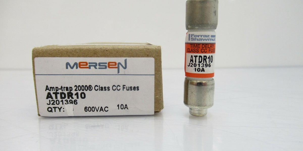ATDR10 Mersen Ferraz Shawmut Fuse, Time-Delay, Class CC, 10 A, 600V AC ...