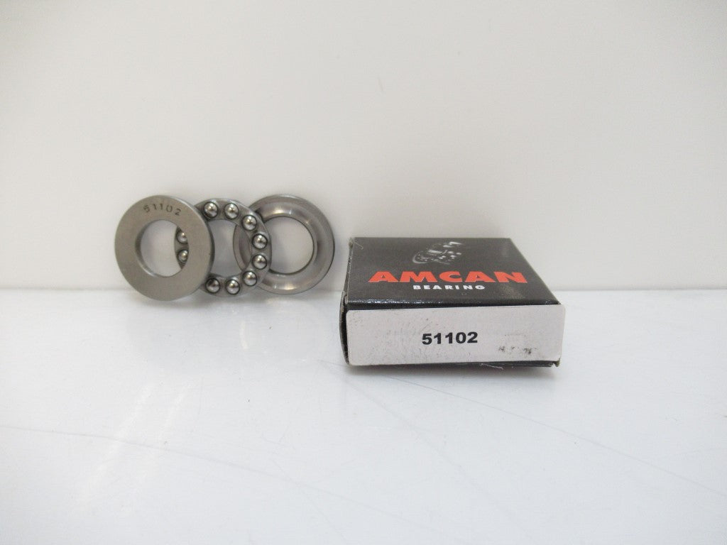 51102 Amcan, Thrust Bearing 15x28x9 Thrust Ball Bearings ...