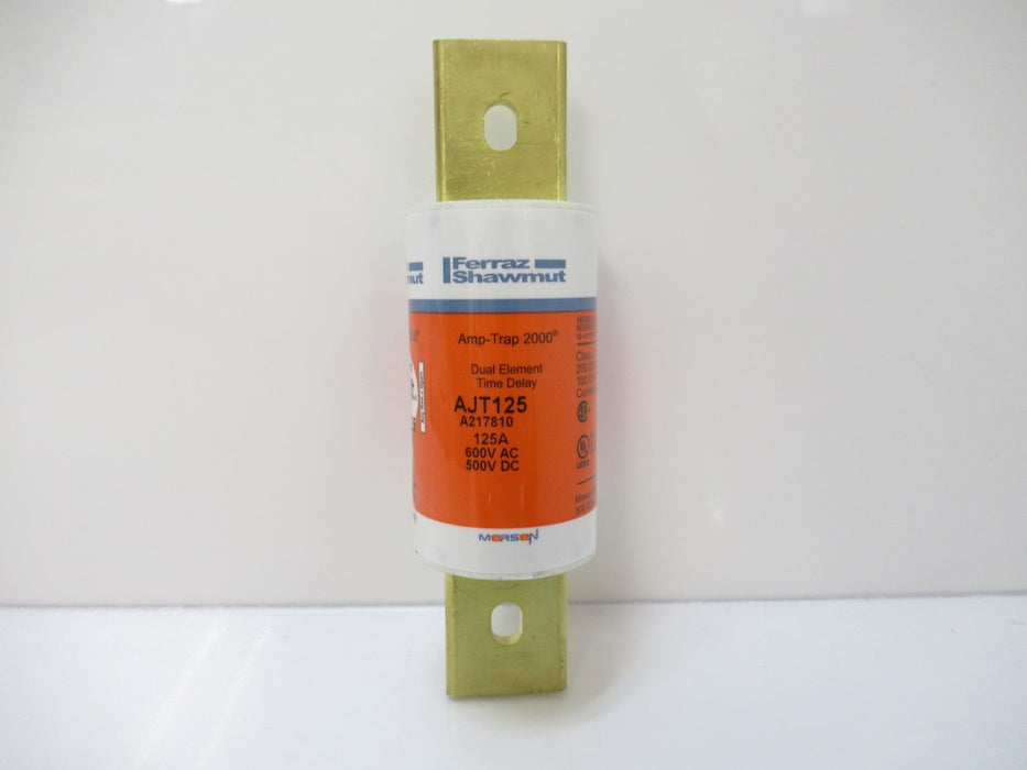 AJT125 Mersen Ferraz Shawmut Fuse Time-Delay Class J 125 A / 600V AC ...