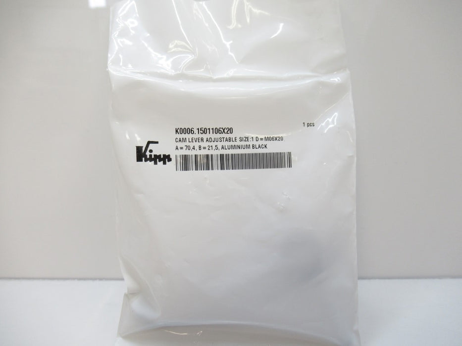 K0006.1501106X20 5720K31 Clamping Handle With Threaded Stud M6 x 1 mm ...