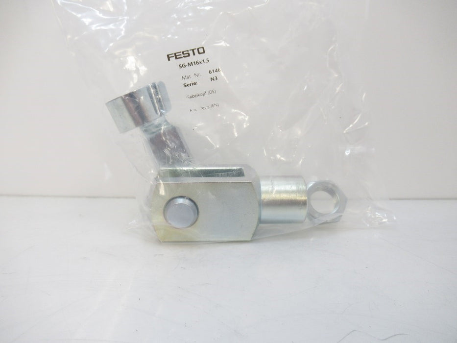 6146 M16x1.5 Festo, Rod Clevis, Steel Galvanized ...