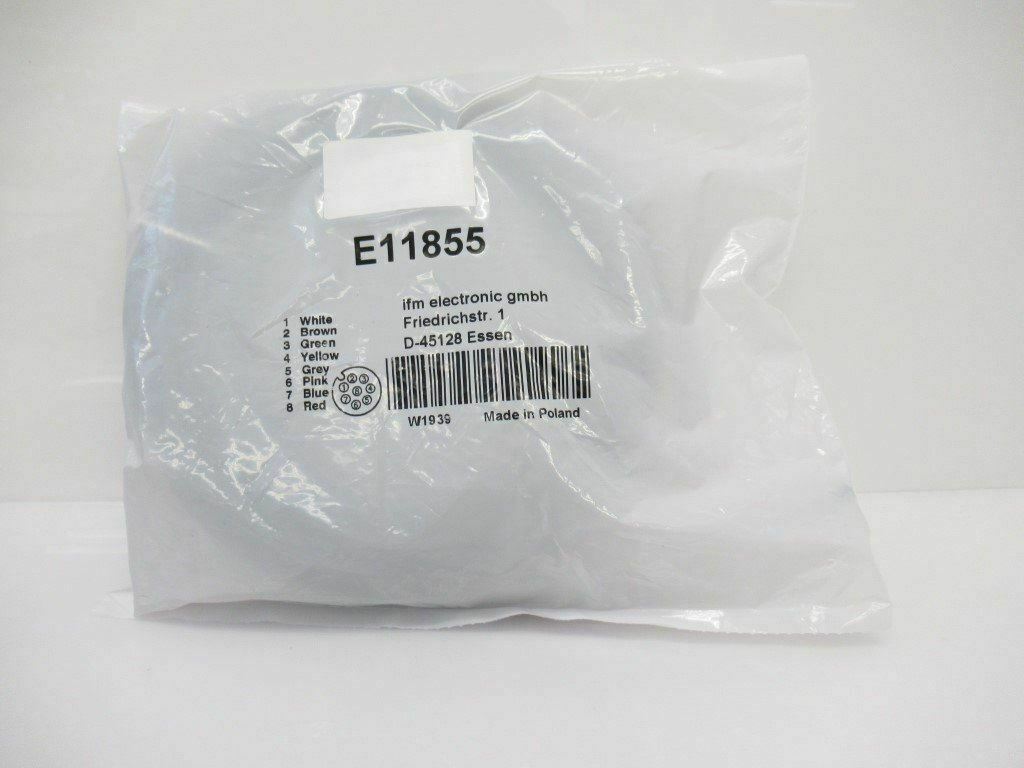 E11855 Ifm Electronic ADOGH080MSS0010K08 Connecting Cable With Socket ...