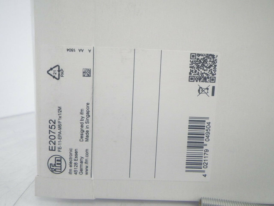 E20752 FE-11-EPA-M6/F1x1/2M Efector Ifm Fibre Optic Sensor ...