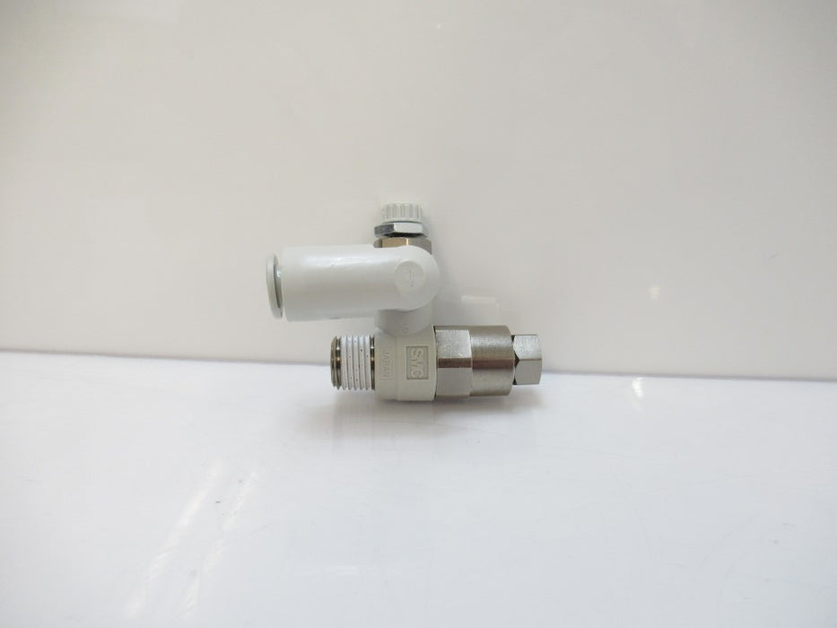 ASP430F-02-08S SMC ASP, Speed Controller With Pilot Check Valve ...