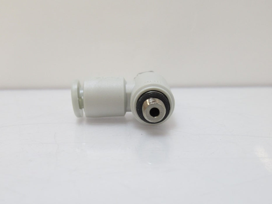 AS1201F-M5-04 SMC Speed Controller, One-Touch Fitting, Elbow - industrialautomationparts.com