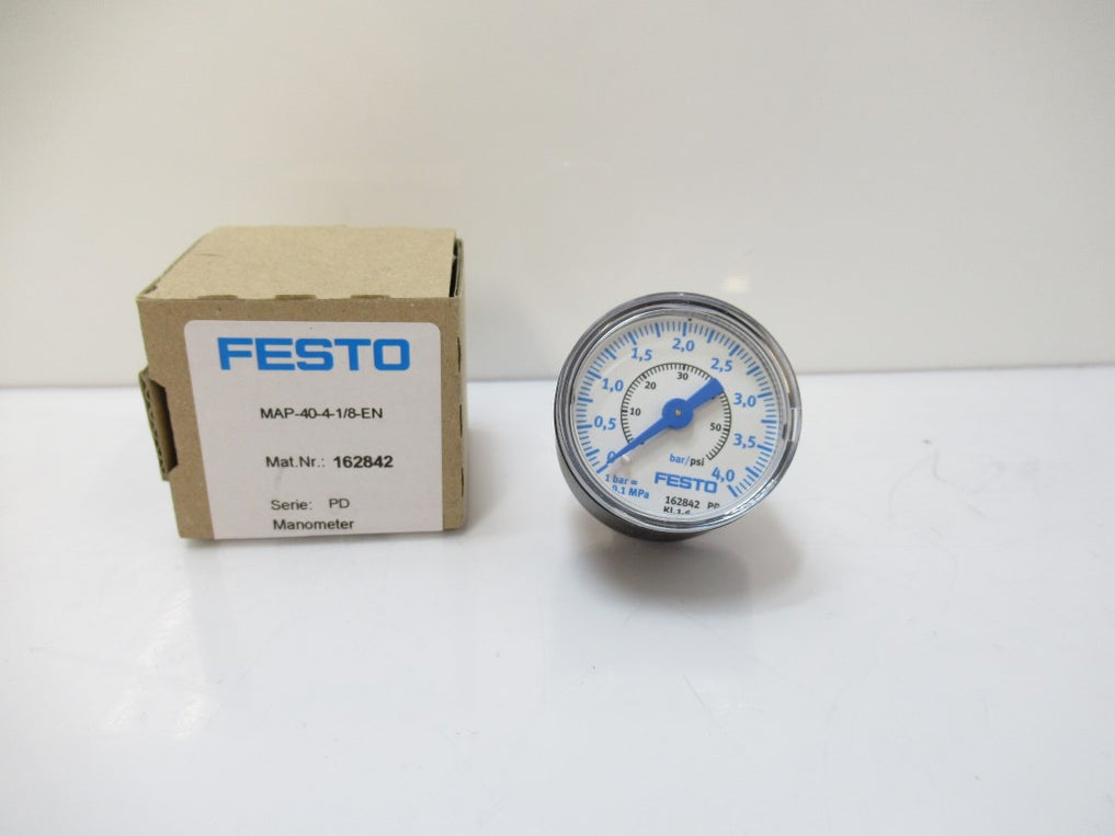 MAP-40-4-1/8-EN 162842 Festo Precision Pressure Gauge ...