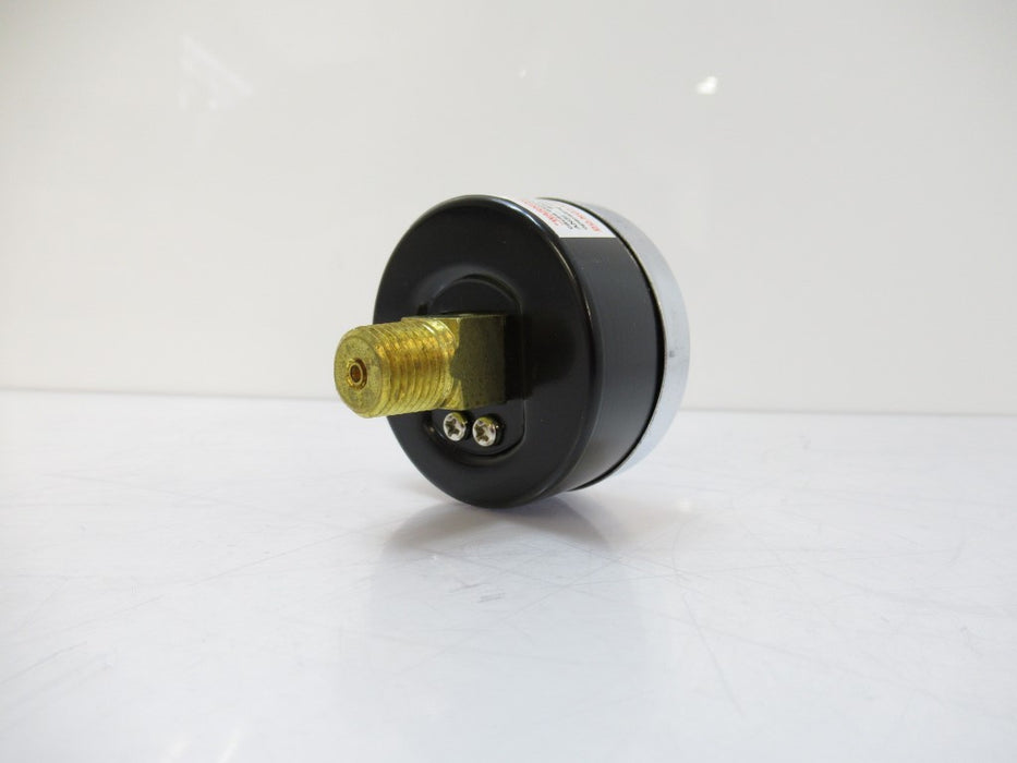 102D-204F Gauge 2" Dry 1/4 NPT Male Brass Back 160 PSI/KPA/BAR ...