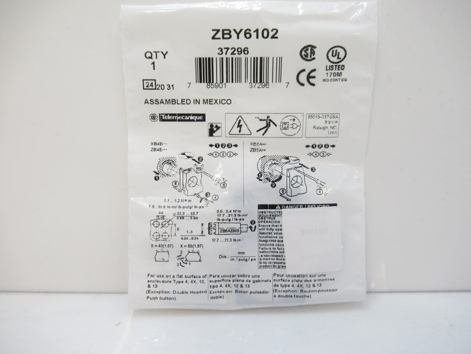 ZBY6102 Schneider Electric Harmony Legend Holder