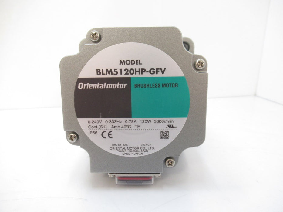BLM5120HP-15S Orientalmotor, 120 W (1/6 HP) Brushless DC Motor ...