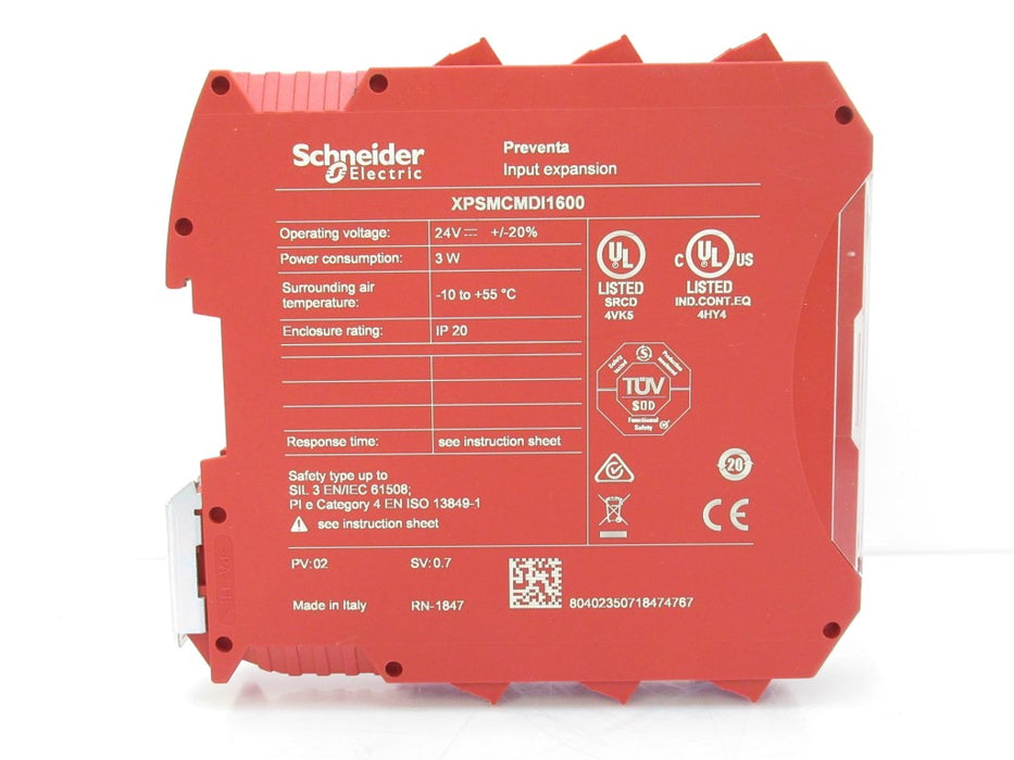 XPSMCMDI1600 Schneider Electric 16 Input Expansion Module, Screw Term ...