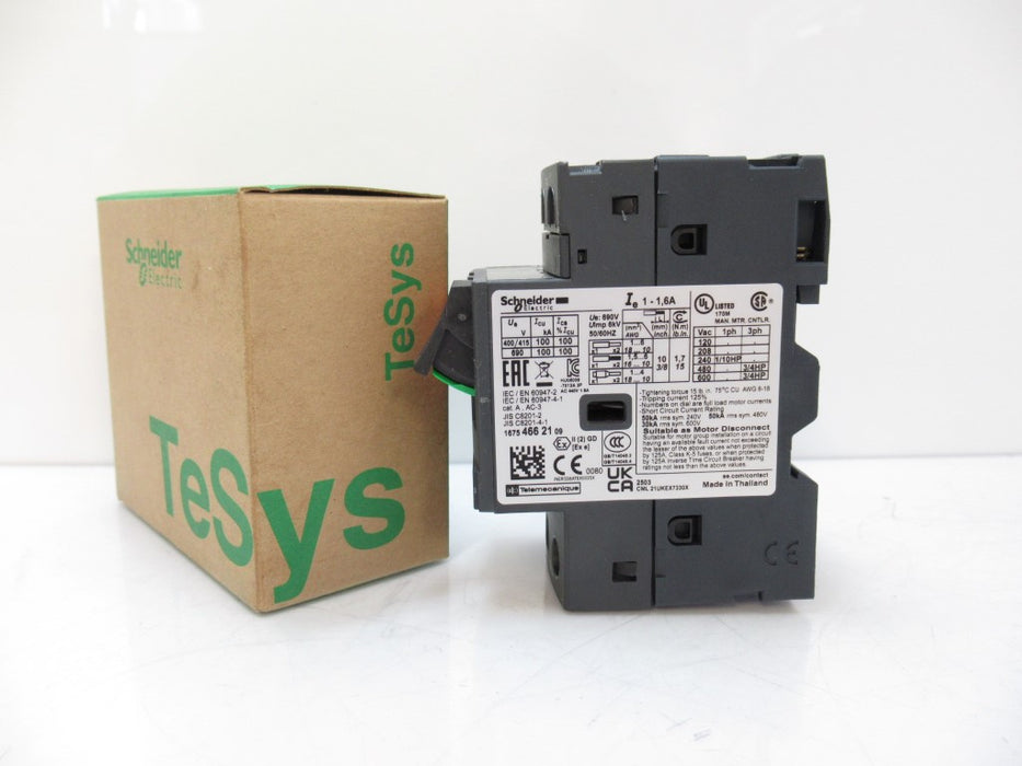 GV2ME06 Schneider Electric Motor Circuit Breaker, TeSys Deca ...